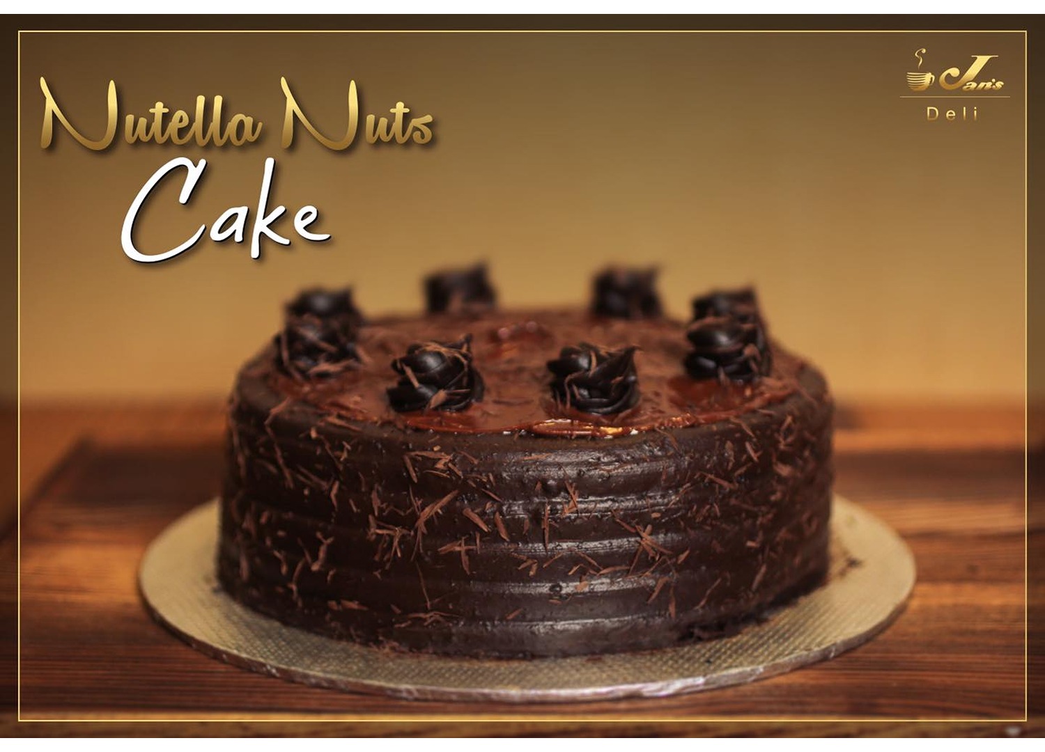 Send NUTELLA NUTS CAKE BY JAN'S DELI to Pakistan | Online Gifts ...