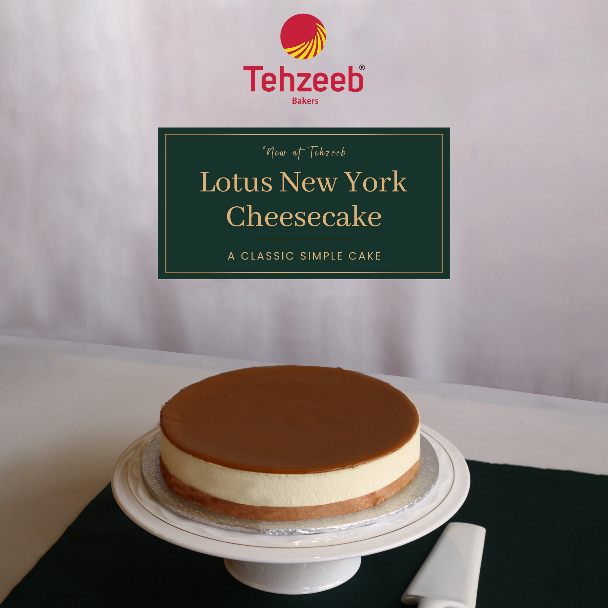 Send LOTUS CHEESE CAKE BY TEHZEEB BAKERS to Pakistan | Online Gifts ...