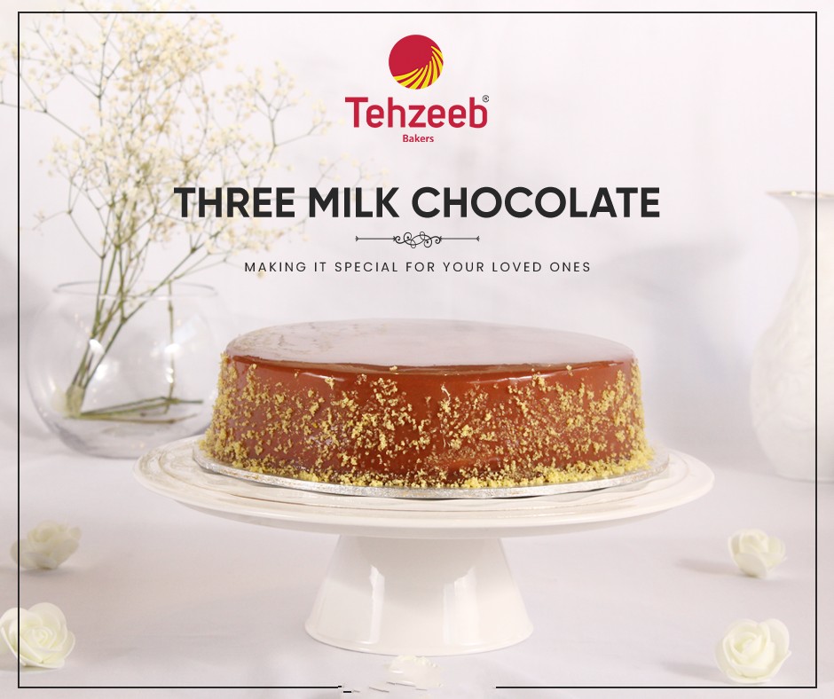 Send THREE MILK CAKE BY TEHZEEB BAKERS to Pakistan | Online Gifts ...