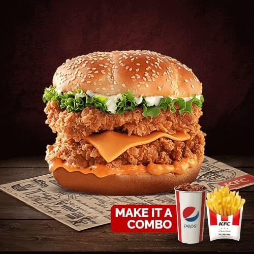 Send MIGHTY ZINGER COMBO to Pakistan | Online Gifts delivery in Pakistan