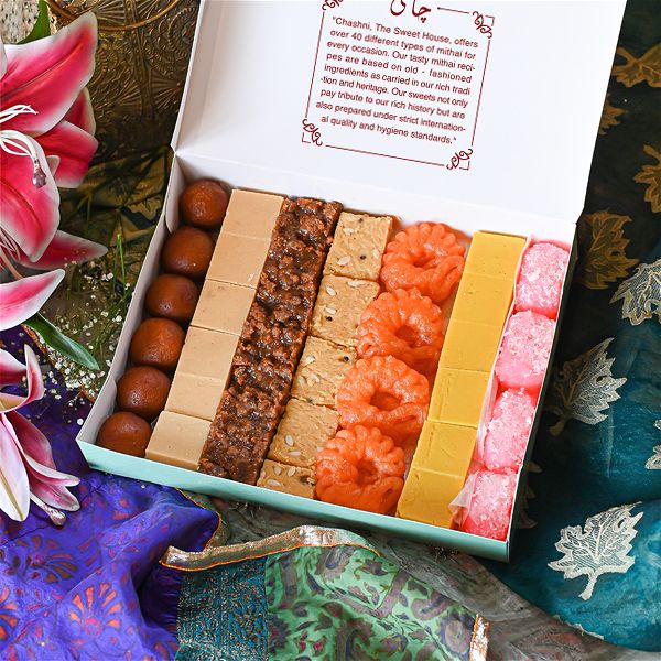 Send ASSORTED SWEETS BOX 2 - 1 KG - CHASHNI to Pakistan | Online Gifts ...
