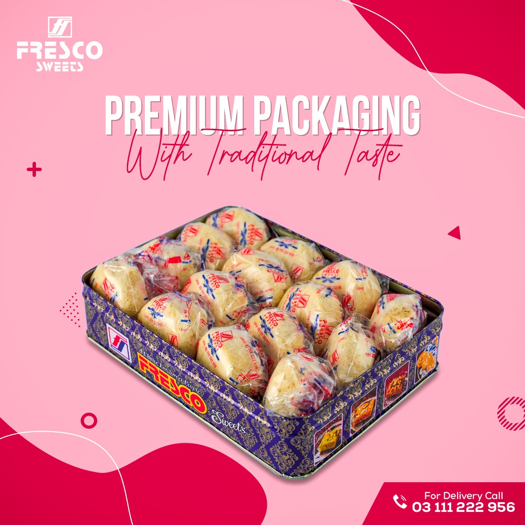 Send 1 KG PATEESA BOX FROM FRESCO SWEETS to Pakistan | Online Gifts ...