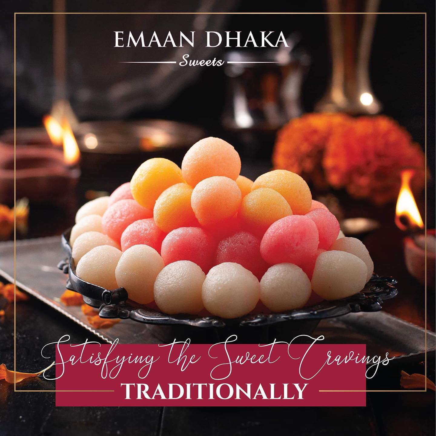 Send 2 KG BENGALI RASGULLAY - EMAAN DHAKKA SWEETS to Pakistan | Online ...