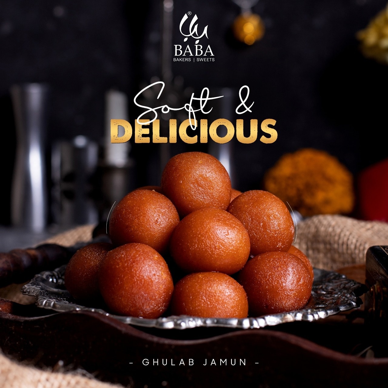 Send 1 KG GULAB JAMUN - BABA BAKERS & SWEETS to Pakistan | Online Gifts ...