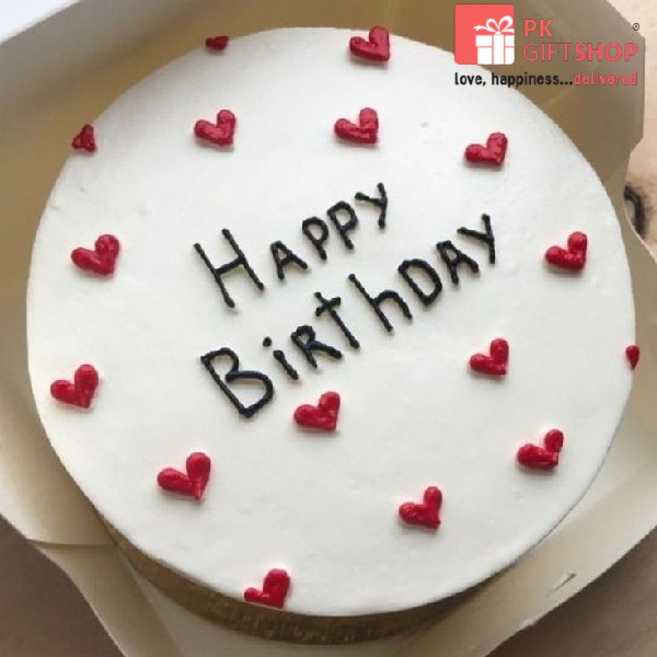 Send MINI RED HEARTS BIRTHDAY BENTO CAKE to Pakistan | Online Gifts ...