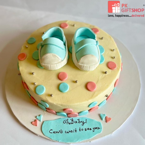 Send BABY BLUE CHOCOLATE FONDANT CAKE to Pakistan | Online Gifts ...
